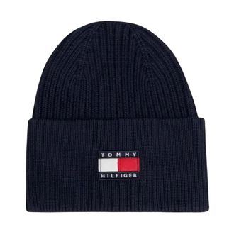 Tommy Hilfiger Bonnet Heritage Flag - Homme - Accessoires - Bleu - Taille: L/Xl