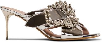 Balmain Uma Western Mules - - Shoes - Damen - Grau - 36 1/2 EU