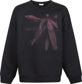 Dries Van Noten Homme, Sweatshirts et sweats &agrave; capuche, Bleu, Taille: XL Hax SweaT-shirt