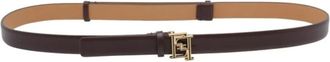 Elisabetta Franchi Femme, Accessoires, Brun, Taille: L Ceinture en cuir avec boucle