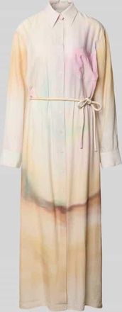 Nanushka Hemdblusenkleid aus Viskose-Mix