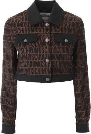 Moschino Blouson En Cuir - Marron