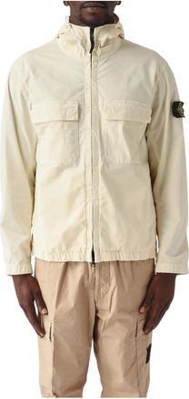 Stone Island Homme, Vestes, Beige, Taille: XL Bomber Vestes