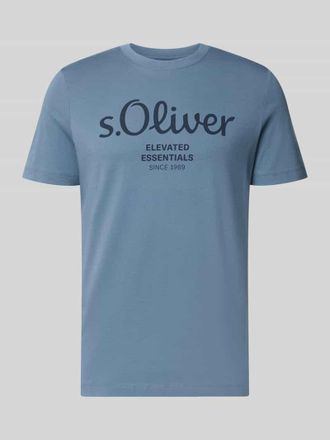 s.Oliver Red Label Regular Fit T-Shirt aus reiner Baumwolle