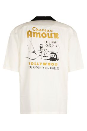 Local Authority Mens White Cotton Shirt