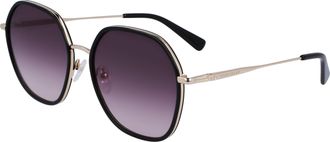Longchamp LO163S 728 GOLD/BLACK 58/18/140 Damen Sonnenbrillen