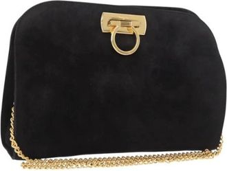 Ferragamo Sac port&eacute; &eacute;paule Pre-owned - Femme - Pre-owned - Noir - Taille: ONE Size