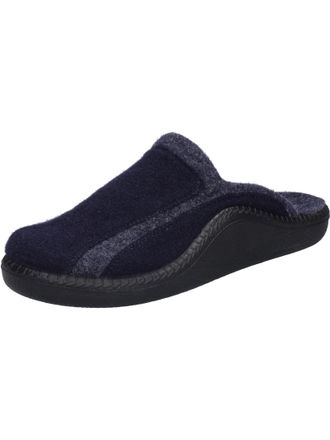 Josef Seibel Herren Pantoffeln Monaco H 12, Männer Hausschuhe,Weite H (Weit),Filz-Pantoffeln,kuschelig warm,Winter,Ocean-Kombi,45 EU