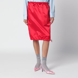 Prada Roter Rock aus Seide