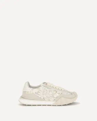 Dolce & Gabbana Leather and lace Sneakers Female 38.5