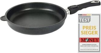 AMT Gastroguss AMZN-528-Z20B Po&ecirc;le &agrave; frire en fonte daluminium avec rev&ecirc;tement anti-adh&eacute;sif pour une cuisson sans graisse &Oslash; 28 cm Hauteur 5 cm