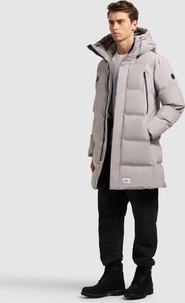 Khujo Steppmantel KHUJO MORSE3, Herren, Gr. XL, blizzard grau, 100% Polyester, unifarben, eingesetzt gerader Abschluss mit innenliegendem Gummizug, M&auml;ntel S