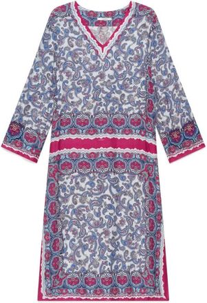 Maliparmi Maliparmi, Femme, Robes, Bleu, Taille: 38 FR Sunset Paisley Dress