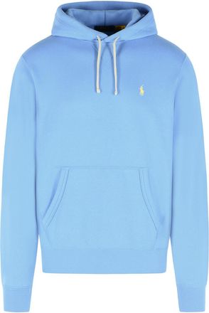 Polo Ralph Lauren Sweat-shirt en coton m&eacute;lang&eacute; bleu clair