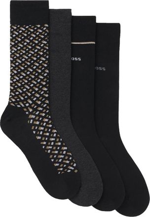 HUGO BOSS 4er-Pack Socken aus einem Baumwollgemisch, X-Mas in
