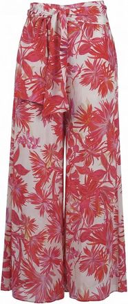Maliparmi Maliparmi, Femme, Pantalons, Multicolore, Taille: 42 FR Pantalone Botanical Jungle