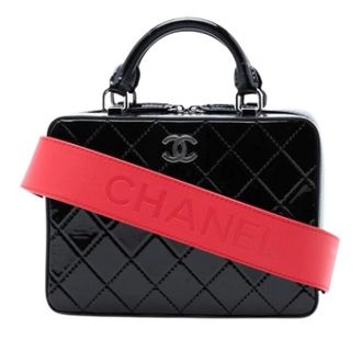 Chanel Pre-owned Quilted Patent Leather Satchel - - Pre-owned - Damen - Schwarzk - ONE SIZE