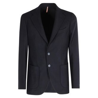 Santaniello Homme, Vestes, Bleu, Taille: S Hopsack Stretch In Lana Zelander