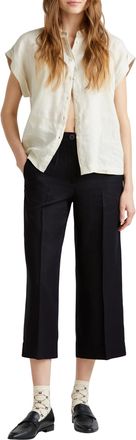 Benetton Damen Pantalone 4aghdf08m Hose, Schwarz, 38