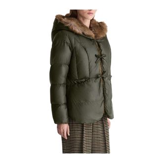 Peuterey Daunenjacke mit Kapuze - - Jackets - Damen - Gr&uuml;n - S
