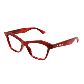 Bottega Veneta Femme, Accessoires, Brun, Taille: ONE Size Lunettes de vue cat-eye avec ruban à franges