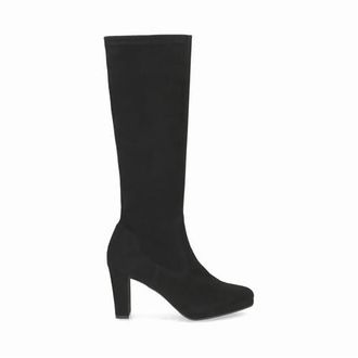 Peter Kaiser Bottes pour femme 75524 en cuir stretch en daim noir