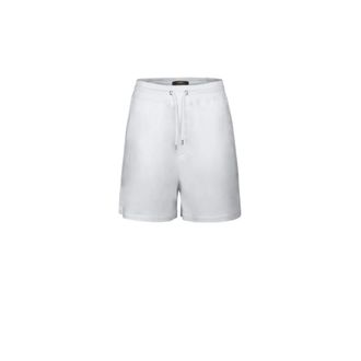 Moorer Femme, Shorts, Blanc, Taille: 40 FR Sea Island Cotton Shorts
