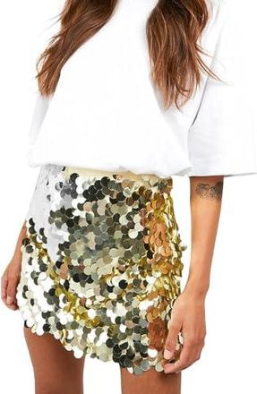 Generic Jupe à paillettes pour femme - Jupe crayon - Longueur genou - Taille haute - Jupe à paillettes - Tenue de boîte de nuit - Mini jupe sexy - Grande tail