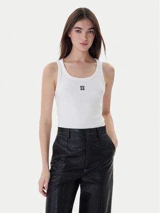 HUGO BOSS Hugo Top Datamia 50514489 Weiß Slim Fit