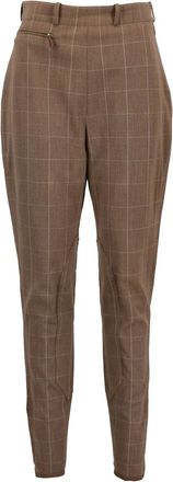 Herm&egrave;s pantalon &agrave; carreaux - Marron