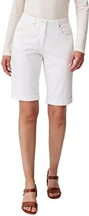 Damart Bermuda Coton Extensible Femme Blanc Taille 48