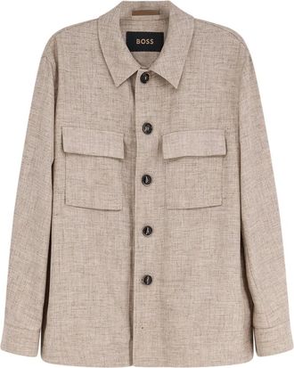 HUGO BOSS Homme, Vestes, Beige, Taille: 2XL Veste L&eacute;g&egrave;re