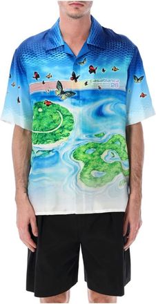 Casablanca Homme, Chemises, Multicolore, Taille: L Short Sleeve Chemises