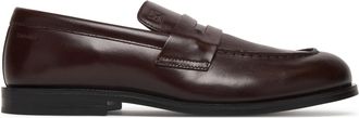 Calvin Klein Halbschuhe Calvin Klein Ess Rubber Penny Loafer Pol Lth HM0HM02025 Braun