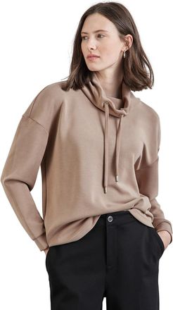 Street One Damen A322120 Shirt Im Silk Look, Rich Mocha, 40 EU