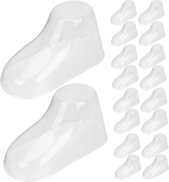Amosfun Transparente Baby Fu&szlig;modelle 8 Cm F&uuml;r Kleinkind Schuhe Pr&auml;sentation St&uuml;tzsocken Halter F&uuml;r Gesch&auml;ft Und Diy Anzeige