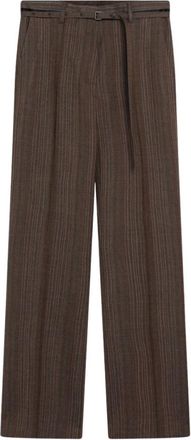 Dries Van Noten Pantalon Large - Femme - Pantalons - Brun - Taille: 38 FR