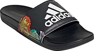 adidas Slides Adilette Comfort pour femme, Cblack Ftwwht Cblack, 42 EU