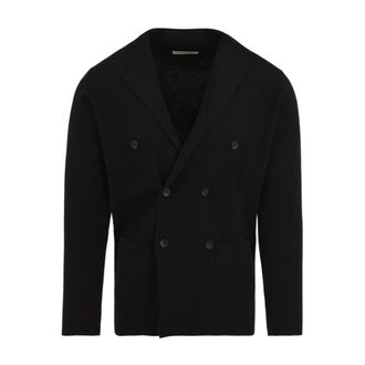 FILIPPO DE LAURENTIIS Doppelreihiger Cardigan - - Jackets - Herren - Schwarzk - 3XL
