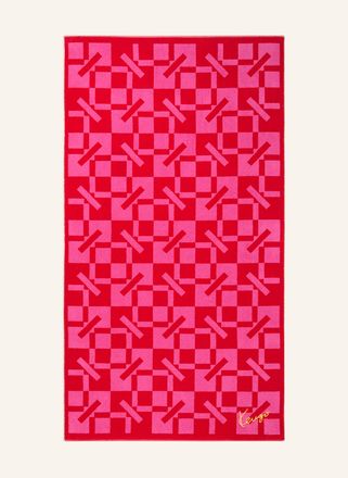 Kenzo Kenzo Home Strandtuch Kmonogra rot