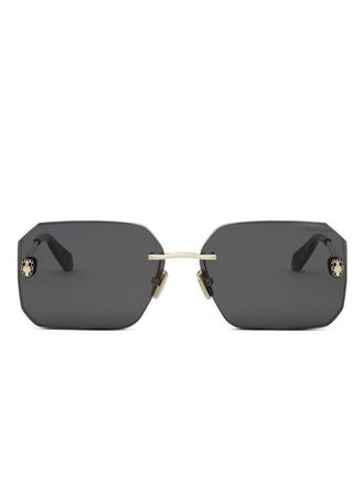 Bulgari lunettes de soleil sans montures Serpenti - Or