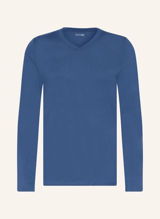 Schiesser Schlafshirt Mix+Relax blau