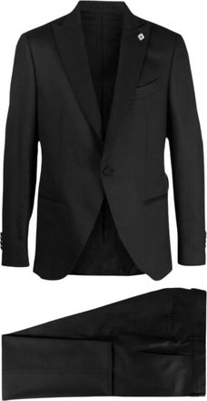 Lardini Homme, Costumes, Noir, Taille: 3XL Costumes &agrave; un bouton