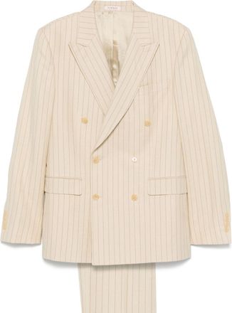 Fursac tailleur rayé - Tons neutres