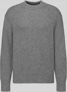 Selected Pullover aus Kaschmir mit Rippabschl&uuml;ssen