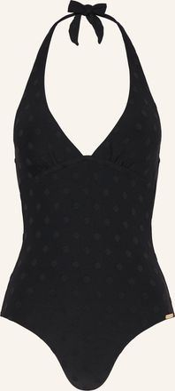 Watercult Watercult Neckholder-Badeanzug Modern Dots schwarz