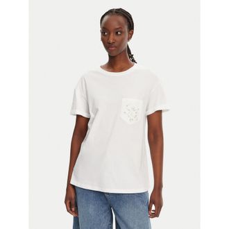 Liu Jo T-Shirt WA5140 JS904 Wei&szlig; Regular Fit
