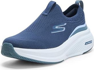 Skechers Go Run Elevate 2.0 Cadena Baskets pour femme, bleu marine/bleu, 5.5 Wide