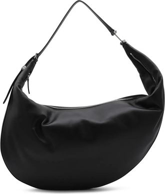 Marni Hobo Bags - Black Leather Hobo Dot Shoulder Bag - Gr. unisize - in Schwarz - f&uuml;r Damen