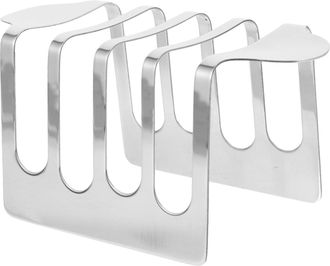 Cabilock Edelstahl Brotscheibenständer mit Fächern Mehrfach Sliced Bread Rack zum Kühlen und Aufbewahren Praktisches Kühlregal für Toast und Brot für Küche und